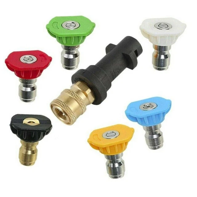 BRAND NEW SPRAY Nozzles Adapter K5 Lance Pressure Quick Connect 1/4inch ...