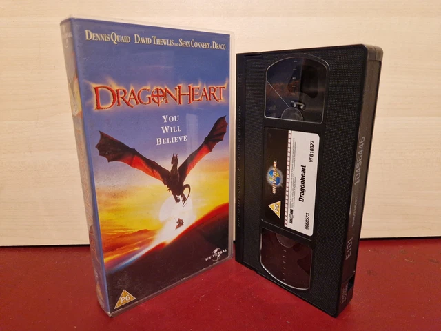 DRAGONHEART - DENNIS Quaid - David Thewlis - PAL VHS Video Tape (T406 ...