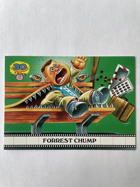 CARTE GARBAGE PAIL Kids Les Crados GPK 2015 FORREST CHUMP #5 30th ...