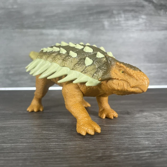 MATTEL JURASSIC WORLD Dinosaur Ankylosaurus Dino Rivals Roarivores ...