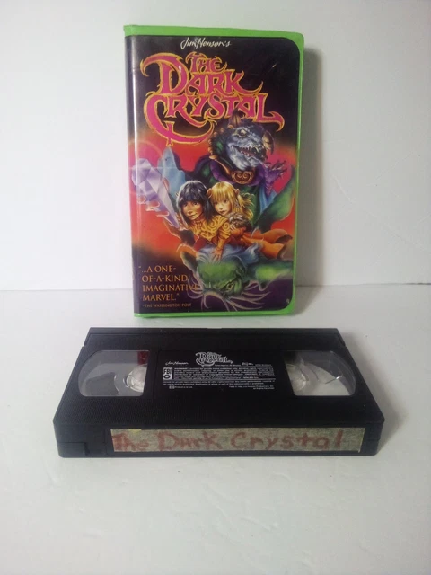 THE DARK CRYSTAL VHS, Green Clam Shell Case, 1994, Jim Henson VGC £3.05 ...