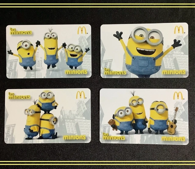 🇨🇦 CANADA 🇨🇦 2015 Mcdonald’s ( Minions ) Gift Card ( 4 Cards ) New $19. ...