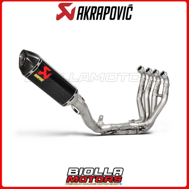 MARMITTA COMPLETA AKRAPOVIC Kawasaki Ninja ZX-10R 2017 CARBONIO S-K10R9 ...