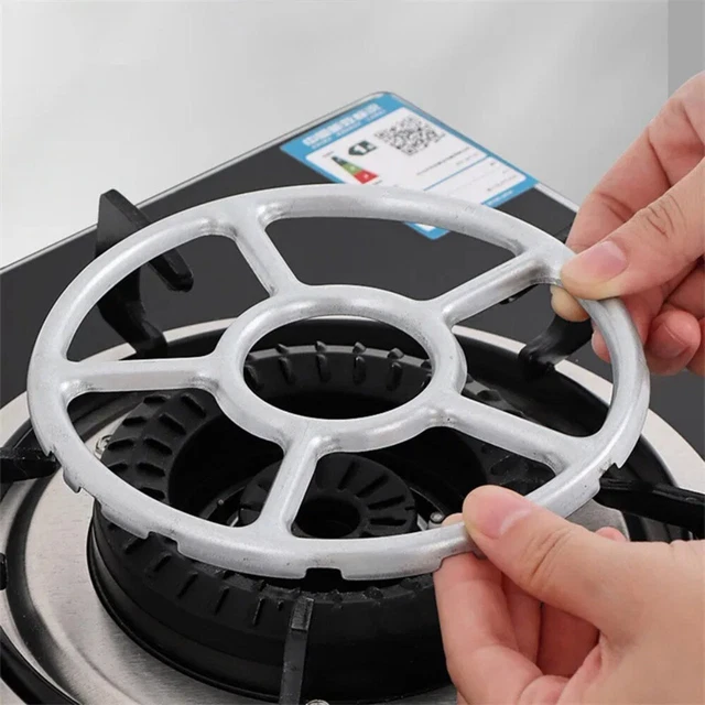 GAS HOB STOVE Ring Rack Durable Ring Safe Stovetop Reducer Stove Frame ...