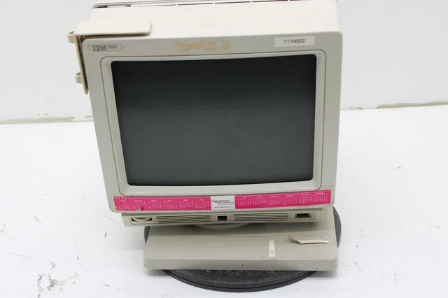 VINTAGE IBM 3151 ASCII Green Display Terminal CRT Monitor $129.99 ...