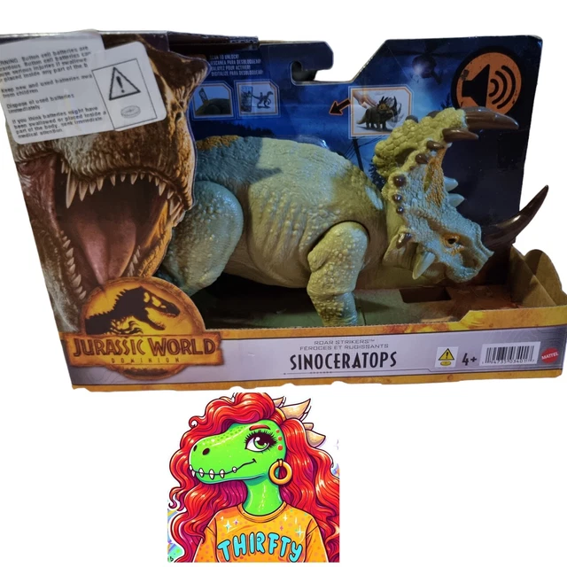 JURASSIC WORLD DOMINION Sinoceratops Toy Figure New $24.70 - PicClick AU