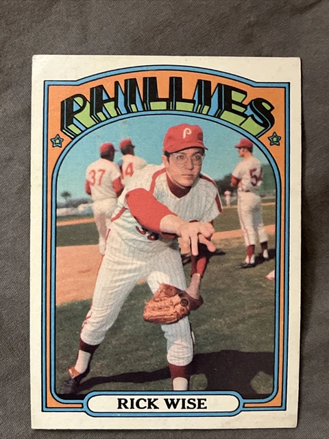 CARTE BASEBALL TOPPS Rick Wise 1972 #43 Philadelphia Phillies EUR 2,22 ...