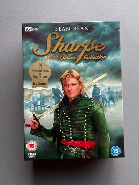SHARPE: CLASSIC COLLECTION DVD boxset Sean Bean cert 15 Very Good ...