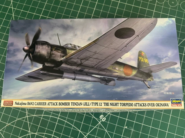 HASEGAWA 07536 1:48 Nakajima B6N2 Carrier Attack Bomber Tenzan (Jill ) Type £31.91 - PicClick UK