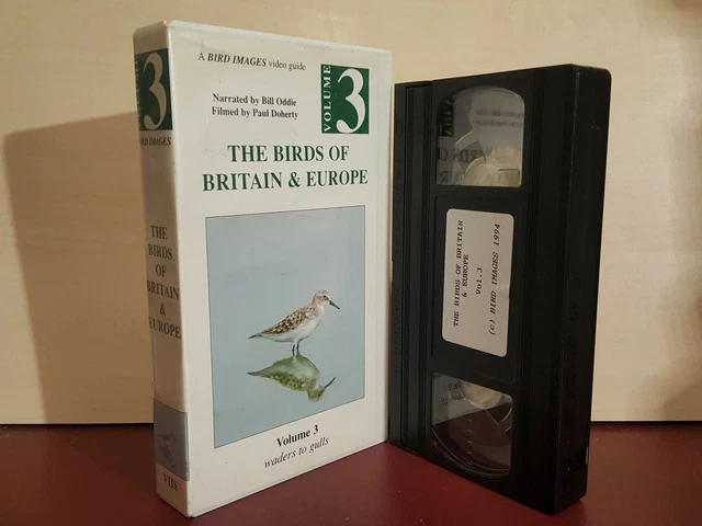 THE BIRDS OF Britain & Europe -Volume 3 Waders to Gulls PAL VHS Video ...