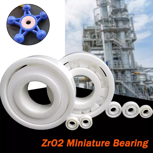 MINIATURE ZIRCONIA FULL Ceramic Bearing ZrO2 Ball Bearings Corrosion ...