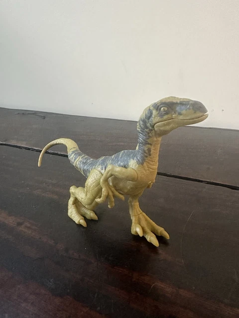 JURASSIC WORLD VELOCIRAPTOR Yellow Dinosaur Toy £3.00 - PicClick UK