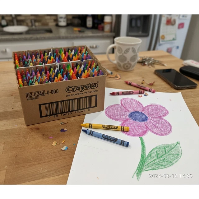 CRAYOLA 288 ASSORTED Crayons Classpack, 72 colours £40.99 - PicClick UK