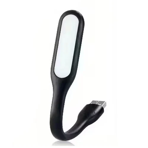 BLACK TRAVEL USB LED Bending Torch Flash-Light Night Reading Light UK ...