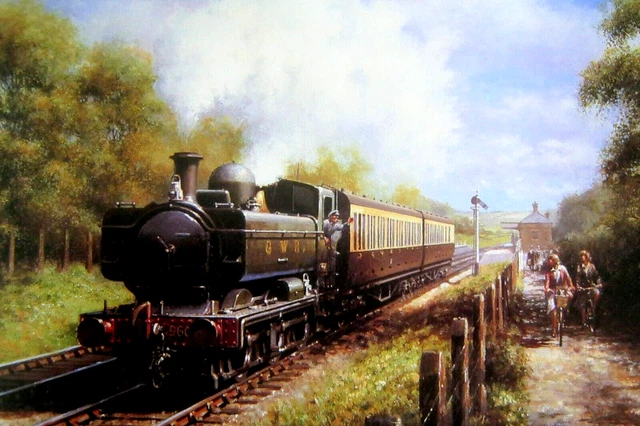 STEAM TRAINS & Railways Talerddig Wales Loco Cookham Manor To ...