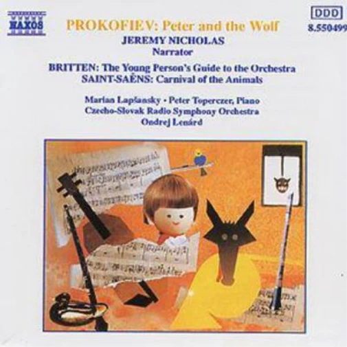 SERGEI PROKOFIEV PETER and the WOLF - CARNIVAL of the ANIMALS (CD ...
