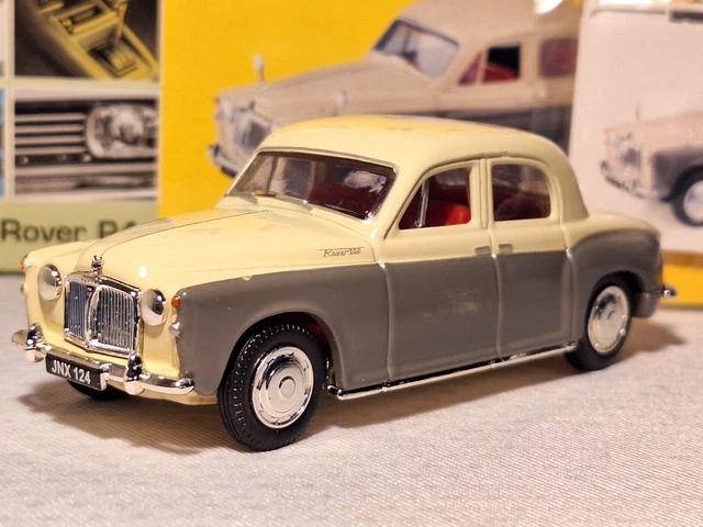 CORGI VANGUARDS 1:43 Rover P4 Saloon - Ivory & Grey Va19008 £3.99 ...
