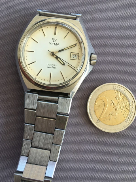ANCIENNE MONTRE YEMA quartz 660 feet EUR 20,00 - PicClick FR