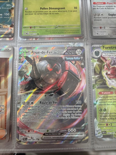 CARTE POKÉMON ROUE-DE-FER EX - FR - EV4.5/Destinées de Paldea - 066/091 - Neuf EUR 1,00 ...