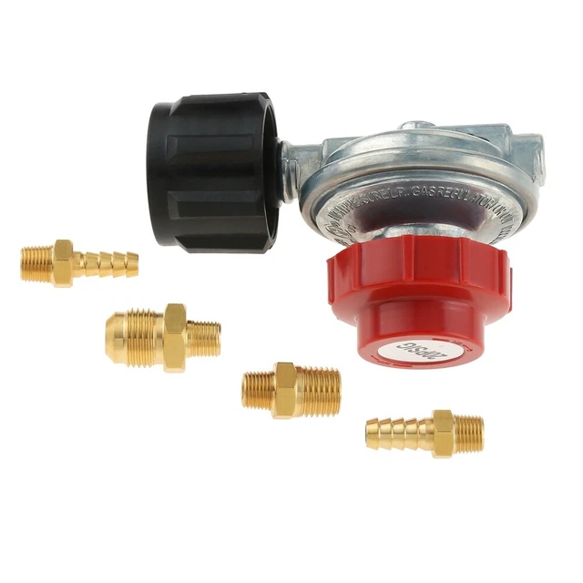 HIGH PRESSURE ADJUSTABLE Propane Regulator Valve 0-20Psi QCC1 For ...