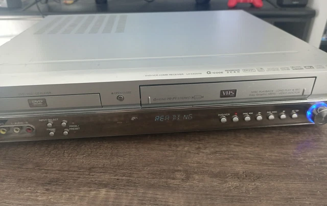 LG LH-CX247W 6 Head HiFi Stereo VHS Cassette VCR DVD Combo Video Player ...