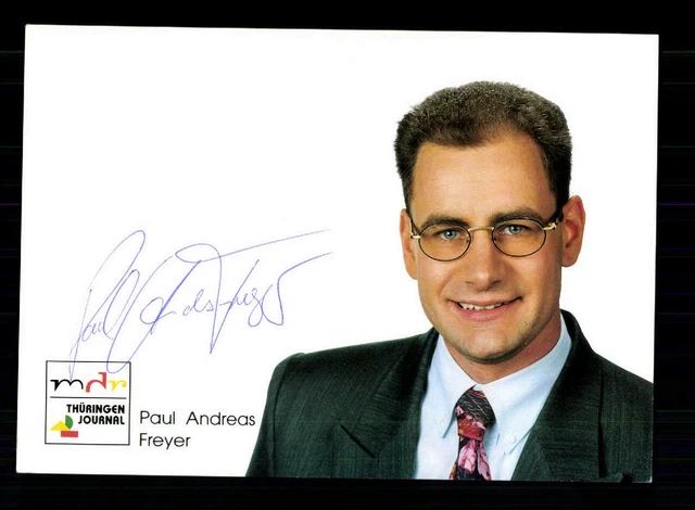 PAUL ANDREAS FREYER MDR Autogrammkarte Original Signiert ## BC 186099 ...