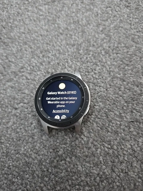 SAMSUNG GALAXY WATCH 44mm SM-R805F Smartwatch 4G Wi-Fi *read ...