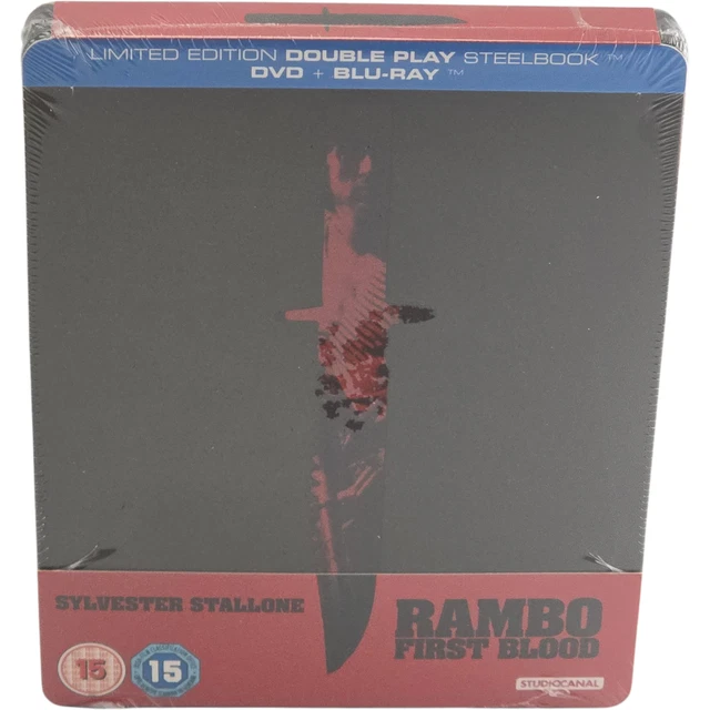 RAMBO: FIRST BLOOD SteelBook Blu-ray +DVD Zavvi édition limitée 2013 ...