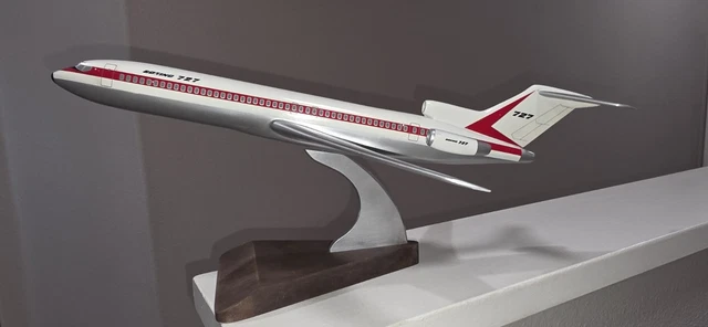 PACMIN HOUSE COLORS BOEING 727-200 Travel Agent Display Model Airplane ...