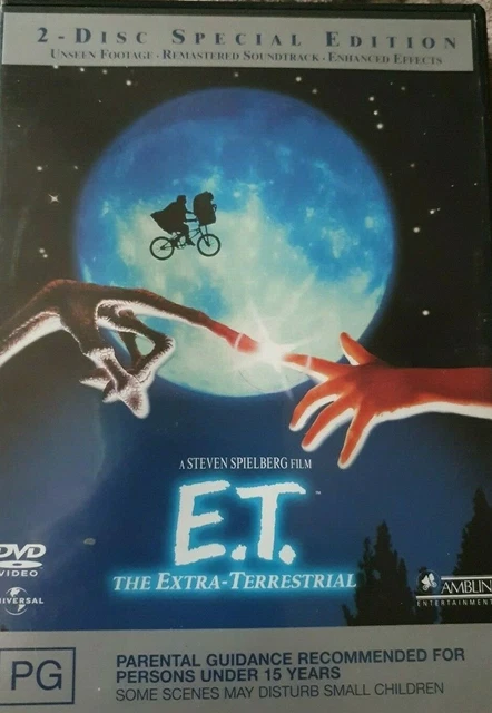 E.T. - THE Extra Terrestrial DVD (Region 4, 2002, 2-Disc Set) - Free Post $9.95 - PicClick AU