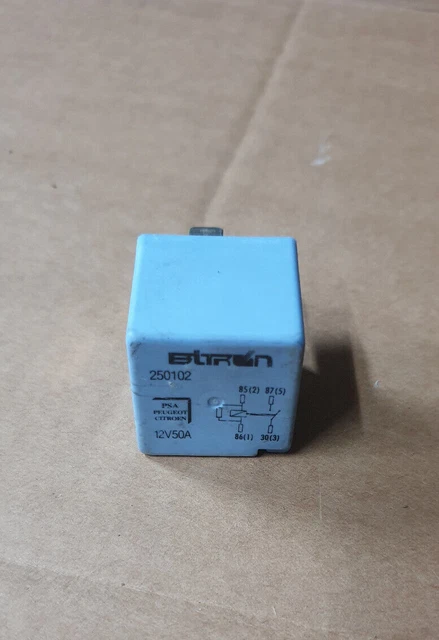 RELAIS BITRON 12V 50a PEUGEOT CITROEN Ref 250102 EUR 12,00 - PicClick FR