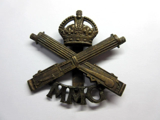 VINTAGE WW1 'MOTOR Machine Gun Corps' MILITARY CAP BADGE £2.50 ...