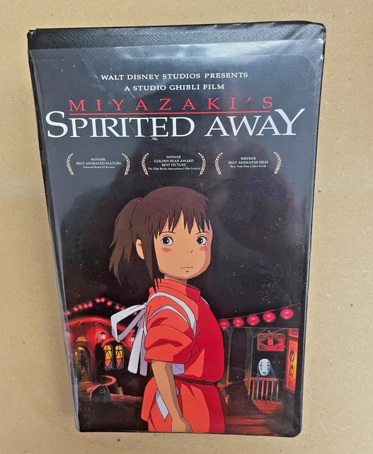 SPIRITED AWAY STUDIO Ghibli VHS Disney Presents 2001 Clamshell Miyazaki ...