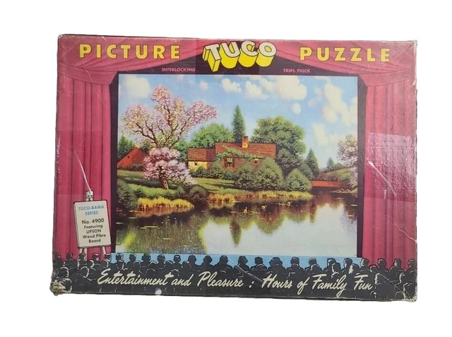 VINTAGE TUCO JIGSAW PICTURE PUZZLE Tuco-Rama Series No.4900 1957 ...