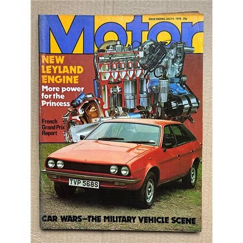 AUSTIN PRINCESS MOTOR MAGAZINE JULY 8 1978 - Princess cover with ...
