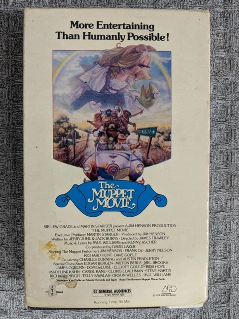 BETAMAX THE MUPPET Movie Magnetic Home Video 1979 Beta Jim Henson £14. ...