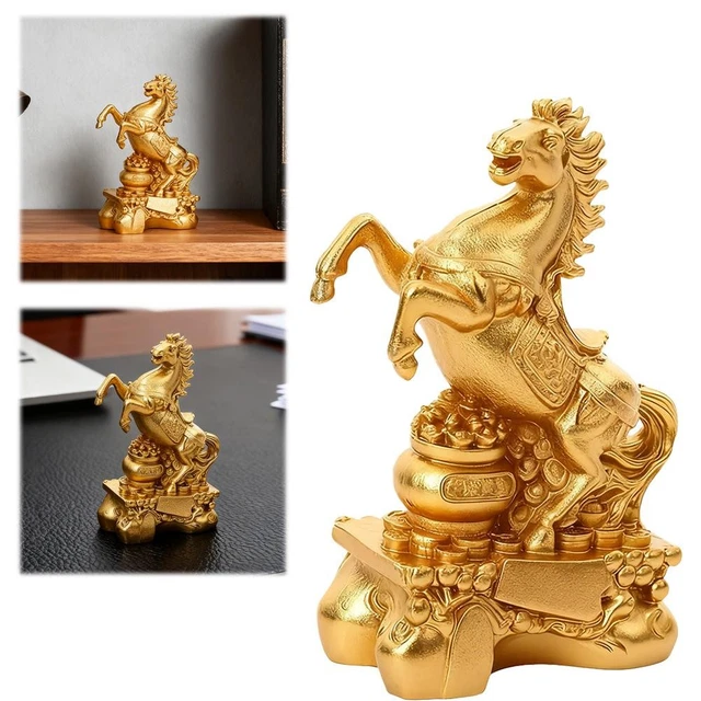 CHINESE NEW YEAR Horse Statue 2026 Horse Figurine Blessing B5S4 F6G5 £4 ...