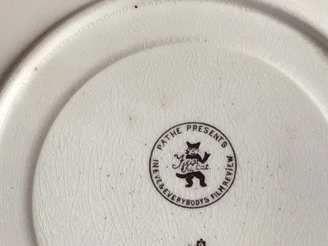 RARE FELIX THE Film Cat Wilton Ware plate circa 1925 excellent ...