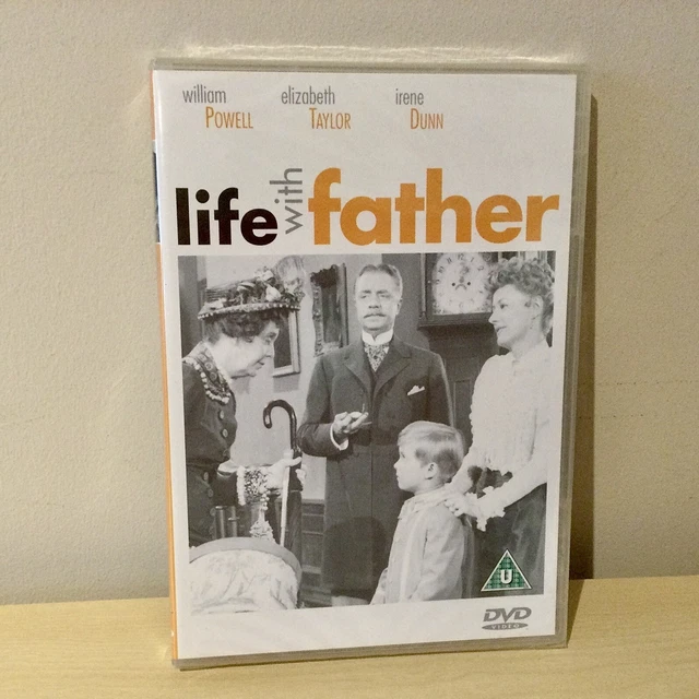 LIFE WITH FATHER DVD William Powell, Elizabeth Taylor, Cert U, New and ...