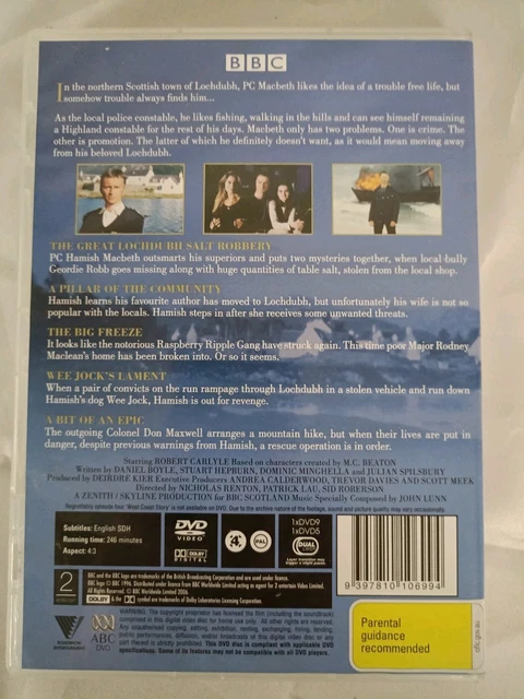HAMISH MACBETH THE Complete Collection Series 1-3 Region 4 DVD 6 Disc ...