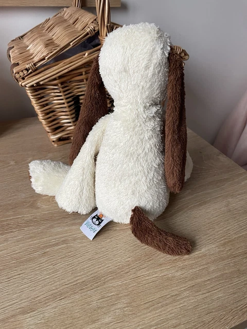 JELLYCAT NONO THE Dog Plush Teddy Rare & Retired long ears Brown Cream ...