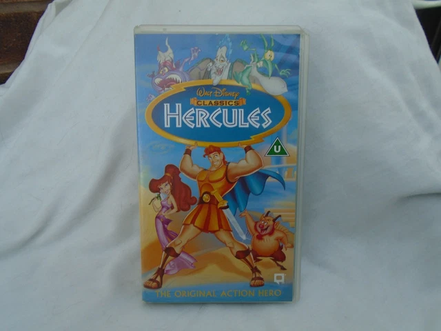 VHS WALT DISNEY Classic Hercules Cert U £1.00 - PicClick UK
