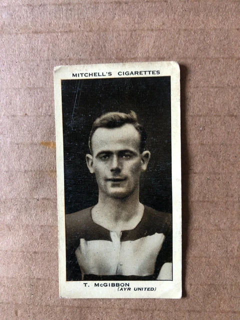 SCOTTISH FOOTBALLERS, STEPHEN Mitchell & Son Cigarette Card, T Mcgibbon ...