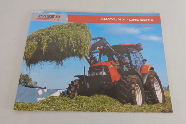 PROSPECTUS/BROCHURE CASE IH Tractor Maxxum X - Line Series 101-141 Ps V.03 / £15.88 - PicClick UK