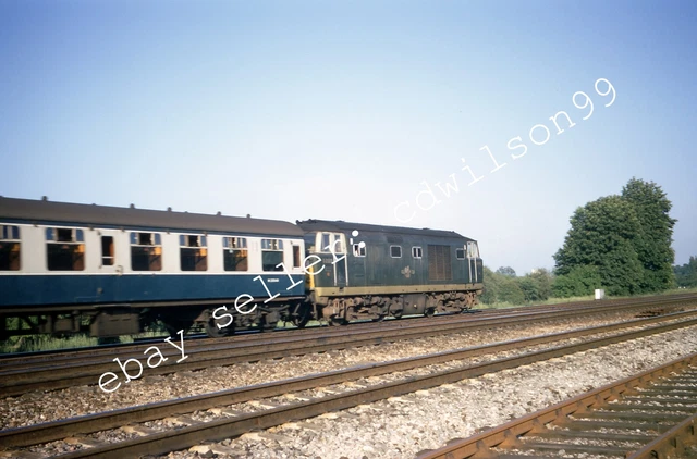 35MM BRITISH RAILWAY Slide - BR Class 34 No. D7072 Diesel Locomotive ...
