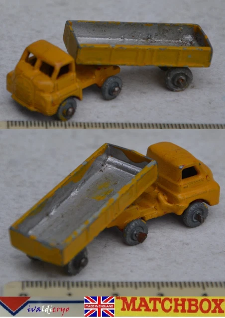 BEDFORD ARTICULED TRUCK Benbros Mighty Midget originale 1955 repeint ...