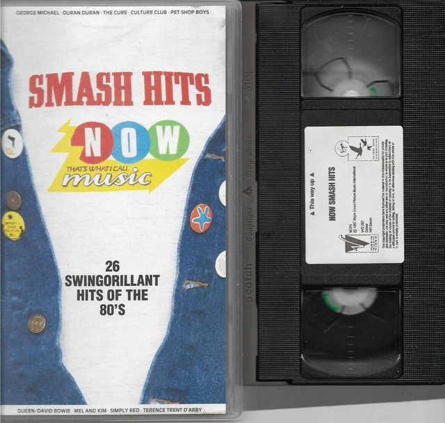 SMASH HITS NOW THAT'S WHAT I CALL MUSIC Hits of the 80's VHS VIDEO ...