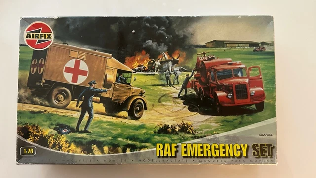 BAUSATZ RAF EMERGENCY Set von Airfix 03304 im Maßstab 1:72 EUR 7,50 ...