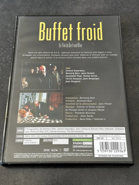 BUFFET FROID DVD Gerard Depardieu Jean Carmet Bernard Blier EUR 6,00 ...