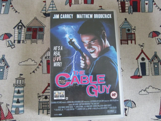 THE CABLE GUY 1996 Film Starring Jim Carrey Ex Rental Big Box Vhs Video Tape Uk £10.80 - PicClick UK
